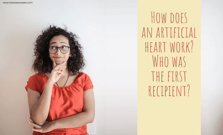 How does an artificial heart work? Who was the first recipient? - Here ...