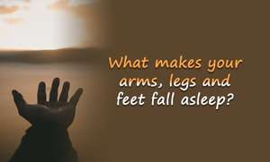 What makes your arms, legs and feet fall asleep? - Here Be Answers